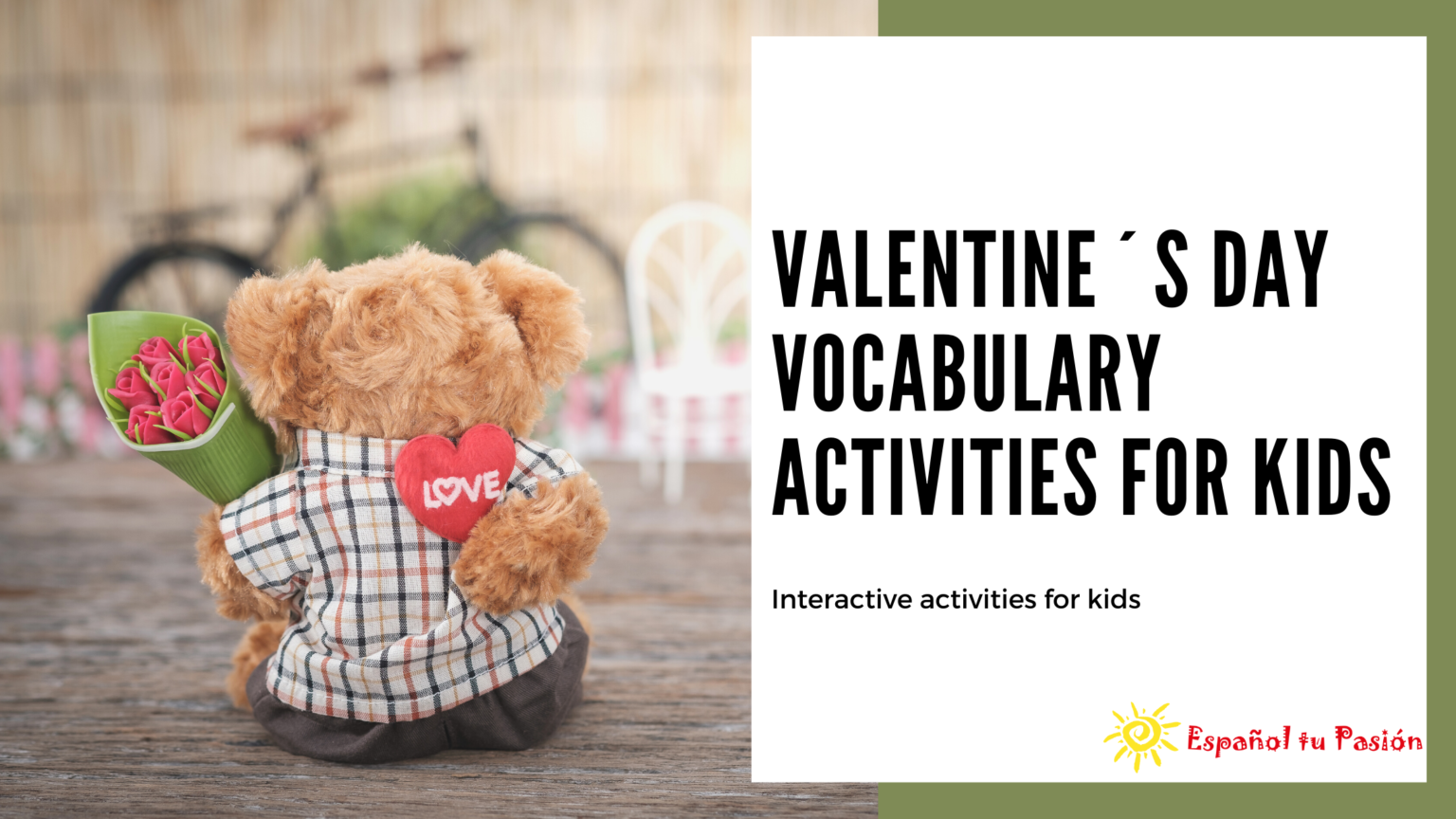 VALENTINE´S DAY VOCABULARY ACTIVITIES FOR KIDS